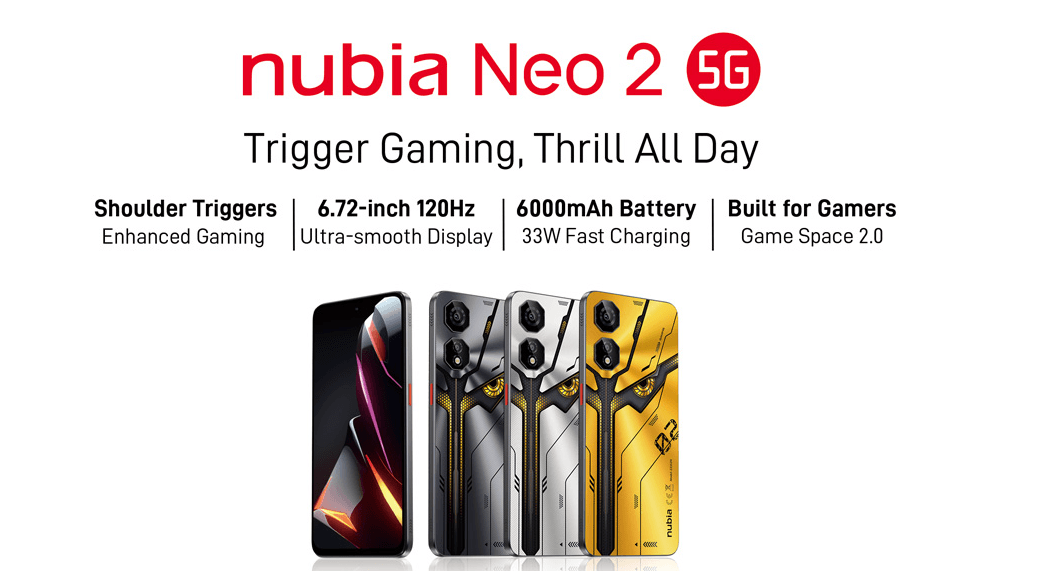 ZTE Nubia Neo 2 5G (8/256GB) | Global Edition | Mainz Empire Pte Ltd