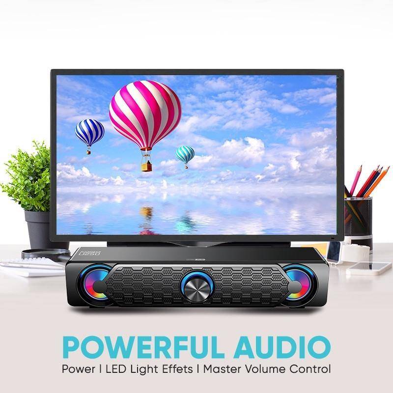 AudioBox AudioBar U250 Powerful Audio Sound Bar With LED Light Effe...