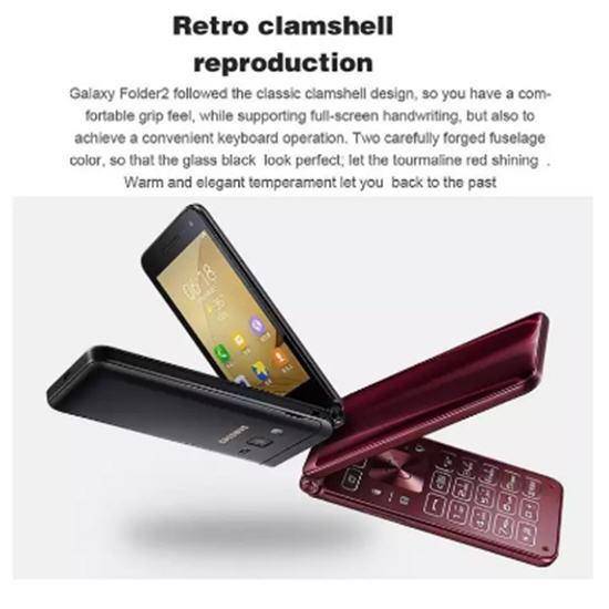 Samsung Galaxy Folder 2 4G LTE (Android Touch Screen Flip Phone) *D...